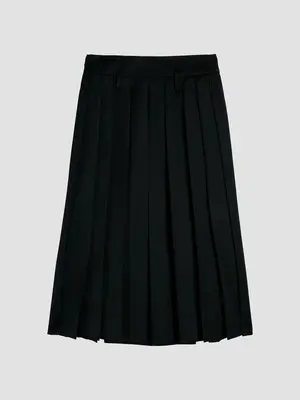Simone Rocha Grommet Ring Sculpt Ripple Midi Skirt