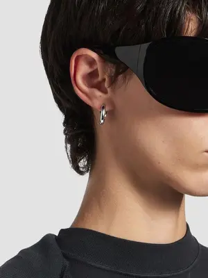 Balenciaga Saint Germain Tag Earrings