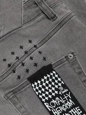 Ksubi Chitch Prodigy Logo Flap Jeans