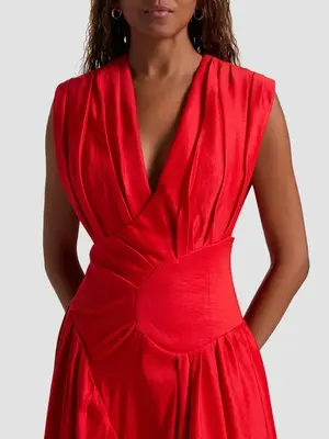 Acler Innoxhill Pleated Maxi Dress