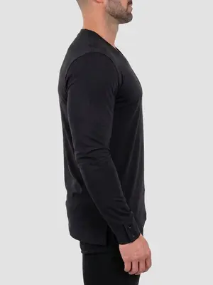 MACEOO V-neck Ss Long Sleeve T-shirt