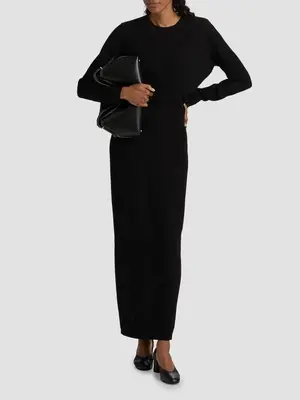 TOTEME Long-sleeve Slouch Waist Maxi Dress