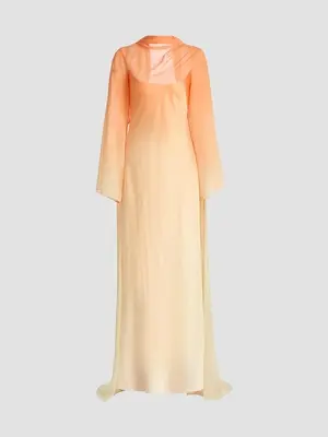 Significant Other Devlyn Ombré Cape Gown