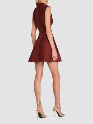 Retrofete Delyth Knit Fit & Flare Mini Dress
