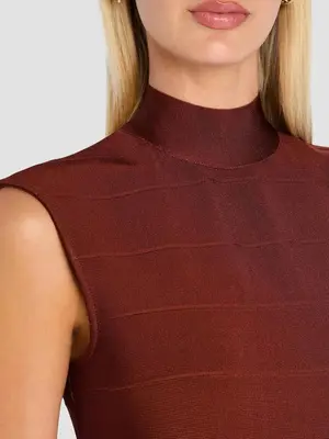 Retrofete Delyth Knit Fit & Flare Mini Dress