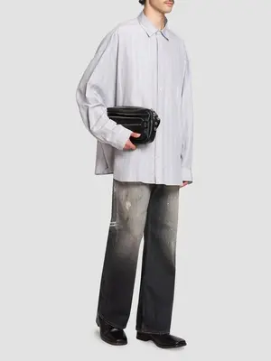 Acne Studios Soffia New Round Striped Oversized Shirt