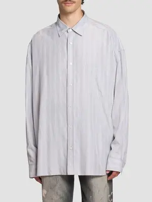 Acne Studios Soffia New Round Striped Oversized Shirt