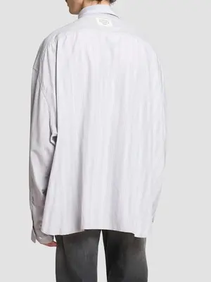 Acne Studios Soffia New Round Striped Oversized Shirt