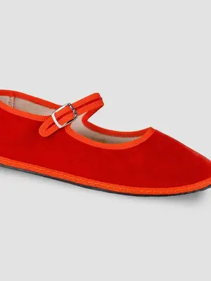 VIBI VENEZIA Timeless Velvet Mary Janes - Naransa