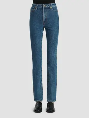 Khaite Daria High-rise Slim-straight Jeans