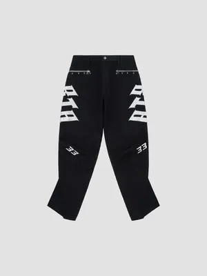 RtA Chaparral Alwin Cotton Moto Pants - Black