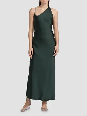 Significant Other Abbey Satin Trapeze Maxi Dress