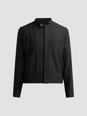 Public School Franklin Pleated Wool Jacket