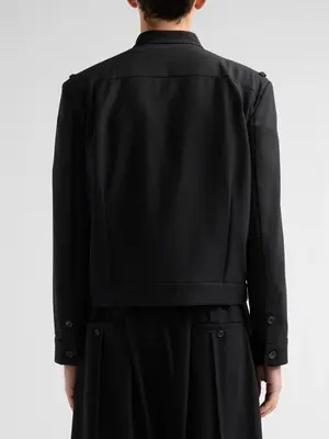 Public School Franklin Pleated Wool Jacket
