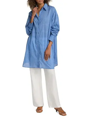 TOTEME Monogram Long Summer Shirt