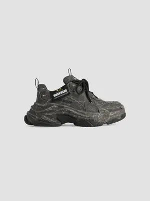 Balenciaga Triple S Canvas Sneakers - Black
