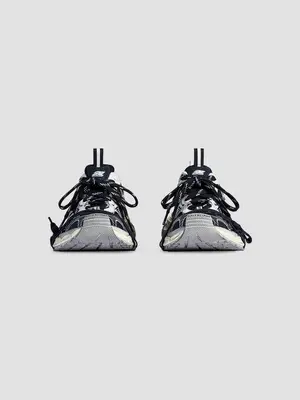 Balenciaga 3xl Split Logo Sneakers - Eggshell Red Navy