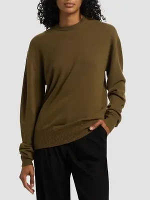 TOTEME Classic Wool-silk Crewneck Sweater