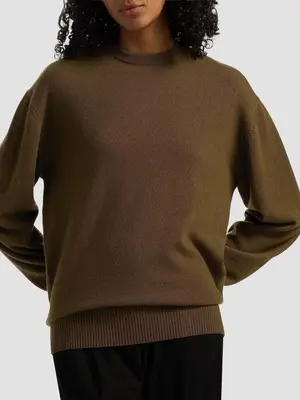 TOTEME Classic Wool-silk Crewneck Sweater