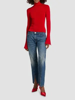 Brandon Maxwell The Dawson Turtleneck Top