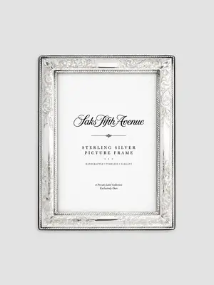 CUNILL Vintage 5" X 7" Sterling Frame - Silver