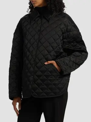TOTEME Collared Quilted Jacket