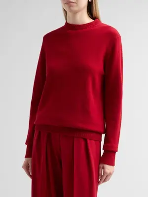 Michael Kors Wool-silk-cashmere Knit Crewneck Sweater