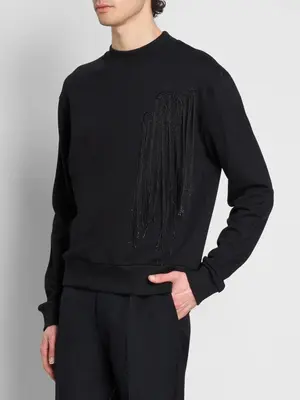 Dries Van Noten Haffy Logo Cotton Sweatshirt