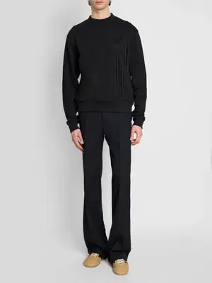 Dries Van Noten Haffy Logo Cotton Sweatshirt