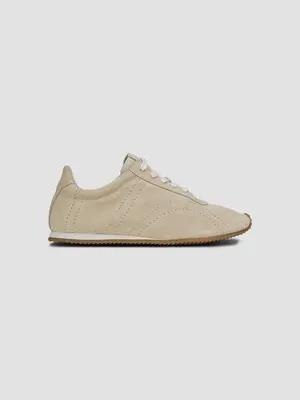 TOTEME Flex Low-top Suede Sneakers - Stone
