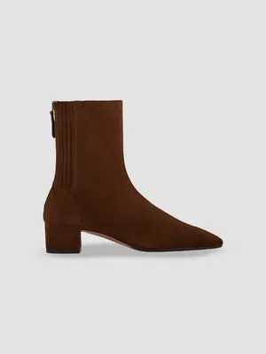 AQUAZZURA Saint Honoré 35mm Suede Boots