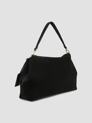 TOTEME T-lock Suede Satchel