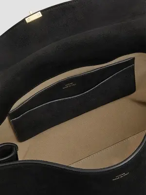 TOTEME T-lock Suede Satchel