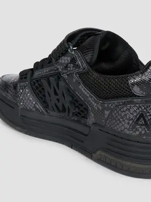 Amiri Printed Python Skel Low-top Sneakers