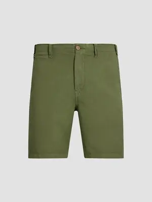 Polo Ralph Lauren 8.5-inch Classic-fit Linen-cotton Shorts - Tree Green