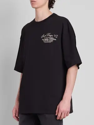 Amiri Dreamers Logo Cotton T-shirt - Black