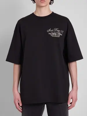 Amiri Dreamers Logo Cotton T-shirt - Black