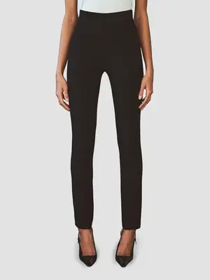 ARTEMIS DICIERO Elvira Crepe Slim-fit Cigarette Pants