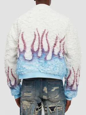 WHO DECIDES WAR Husk Flame Bomber Jacket