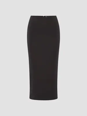 ARTEMIS DICIERO Natalia Body-con Midi-skirt - Black