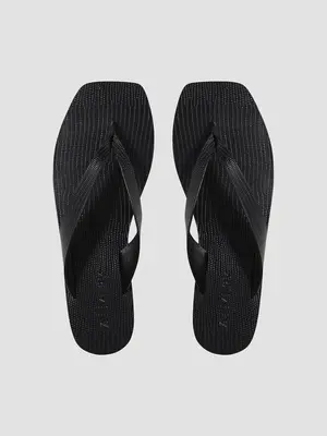 A.emery Kinto Lizard-embossed Sandals