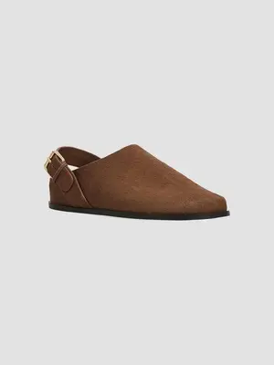 A.emery Louis Calf Hair Clogs - Pecan
