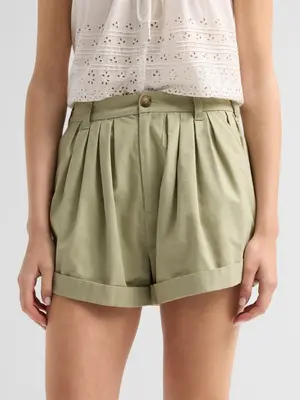 DÔEN Declan Pleated Shorts