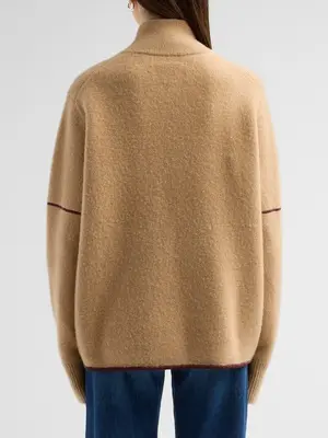 Guest In Residence Louis Felted Wool-cashmere Zip-front Jacket