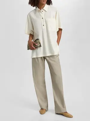 TOTEME Fluid Polo Shirt