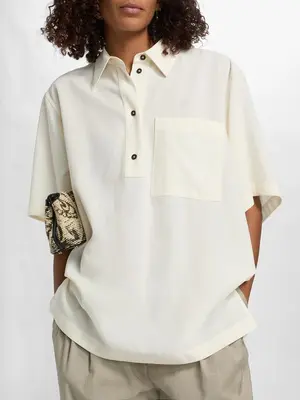 TOTEME Fluid Polo Shirt