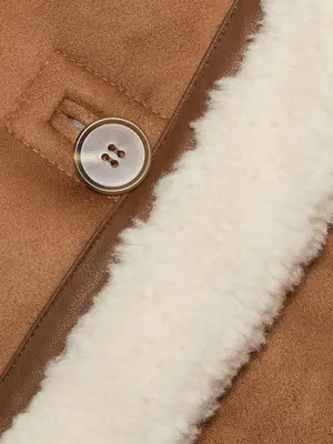 DH New York Athena Faux Shearling-trimmed Vest