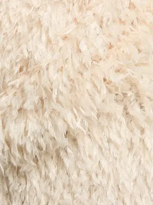 TOTEME Feathered-jersey Knee-length Skirt