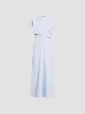 TOTEME Slouch Waist Midi Dress - Sky