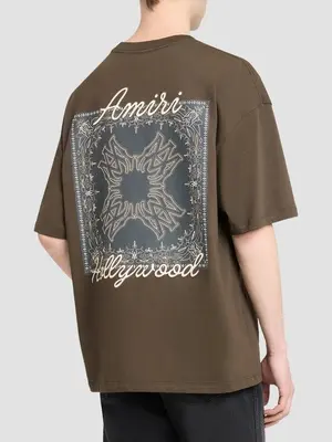Amiri Ma Quad Bandana Oversized T-shirt